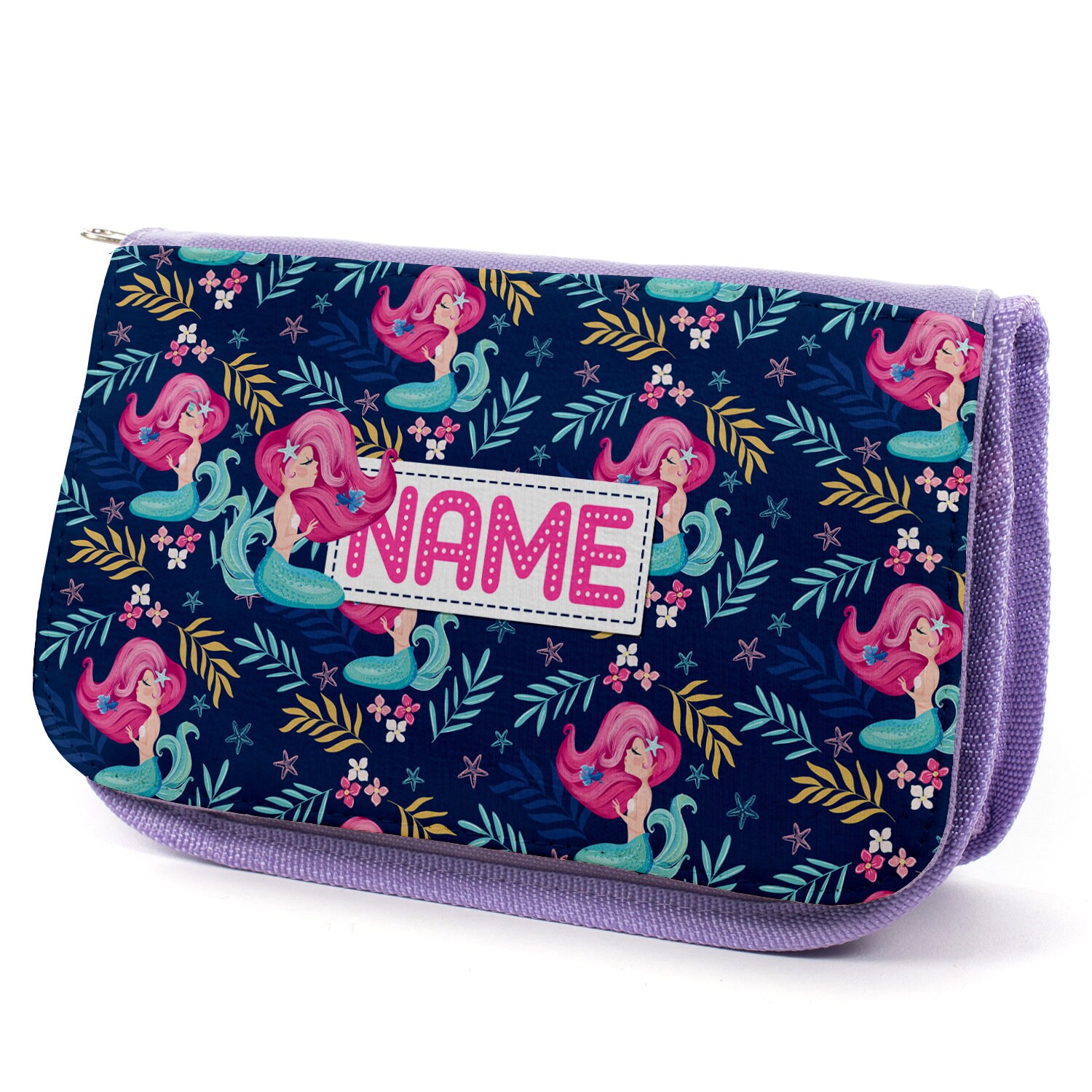 Personalised Mermaid Girls Pencil Case School Stationary Bag - Etsy UK