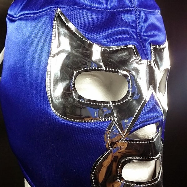 Blue Demon Wrestler Mask - Etsy