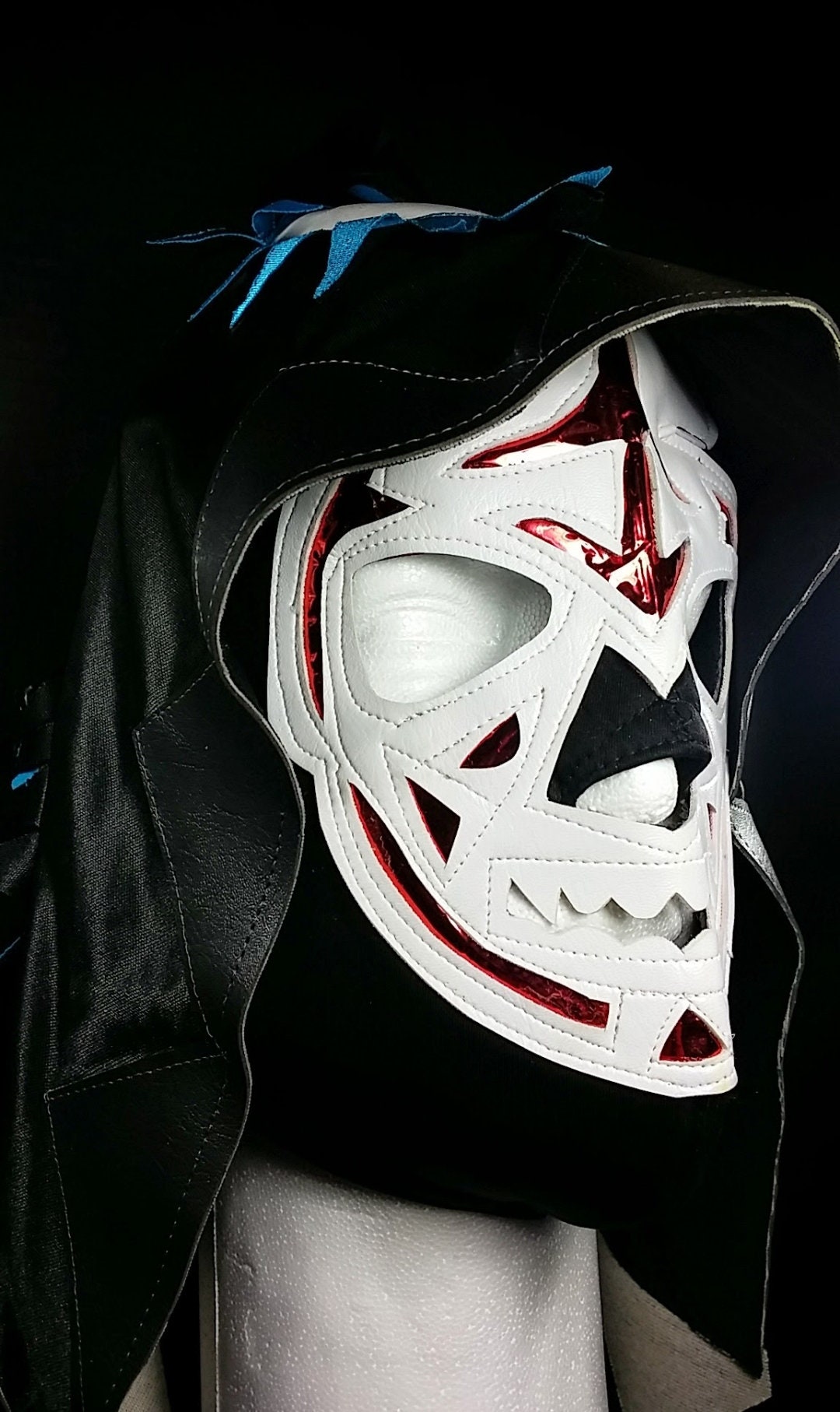 Adult LA PARKA MASK Wrestler Day of the Dead Luchador Mask Nacho Libre ...