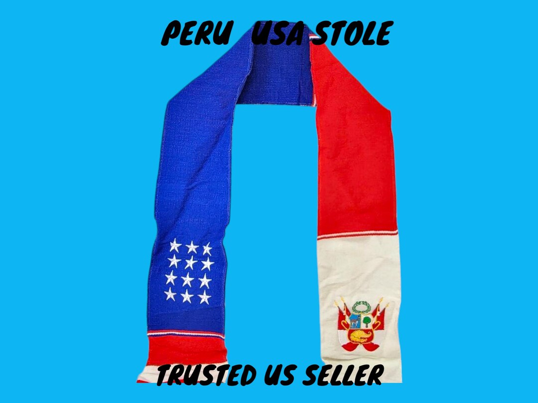 Handwoven Peru USA Graduation Stole: Academic Sash Scarf - Etsy