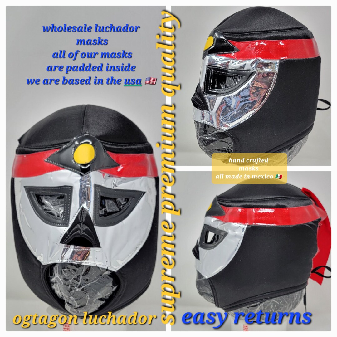 El Ogtagon Classic Luchador Lucha Libre Luchador Mask Fiesta Party ...