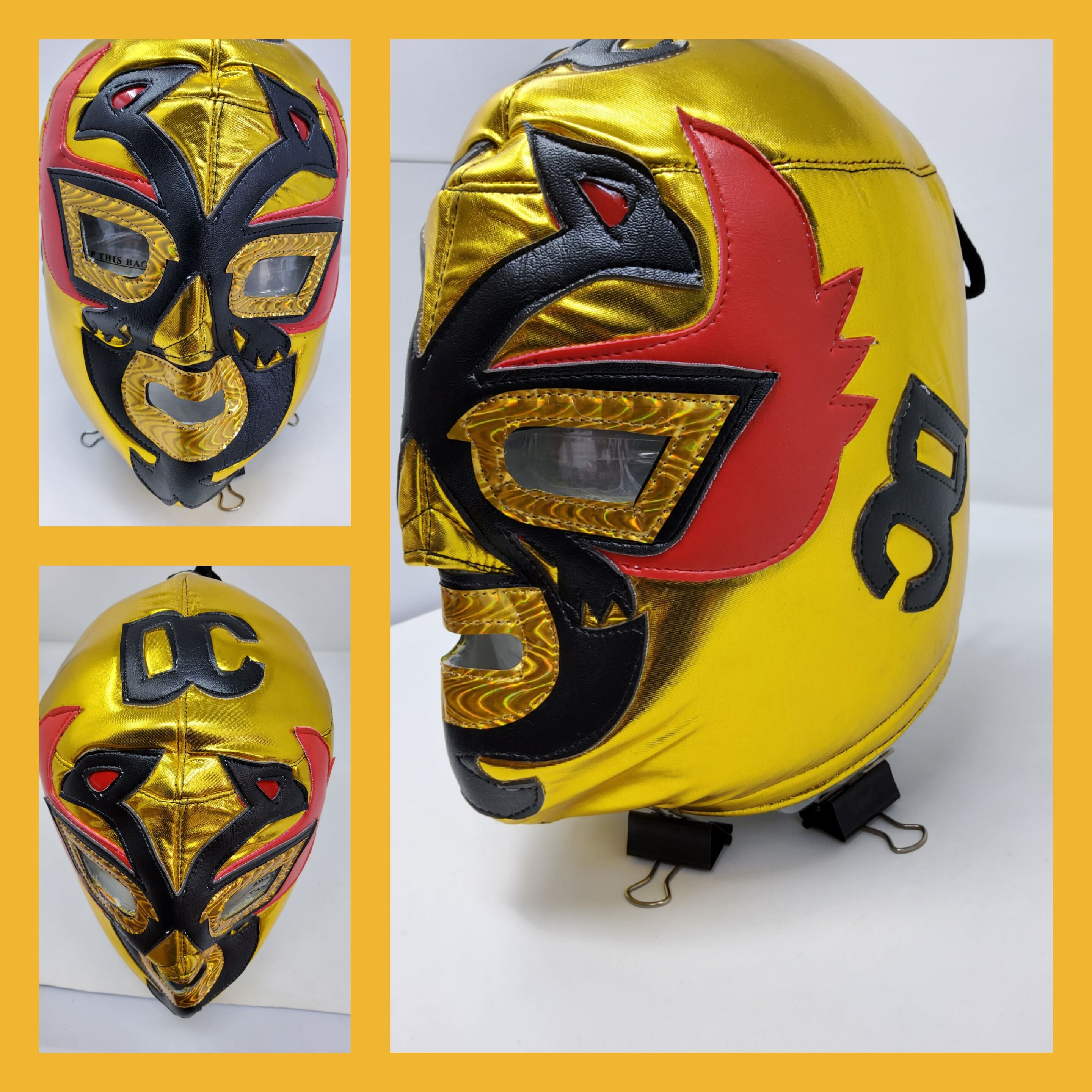Dos caras mask luchador wrestler lucha libre extra big mask | Etsy