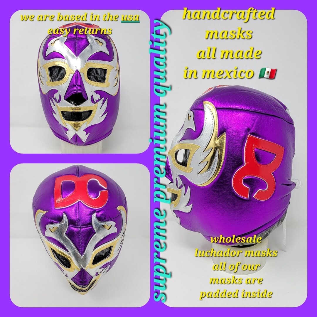 DOS CARAS Luchador Lucha Libre Luchador Mask Fiesta Party Favors ...