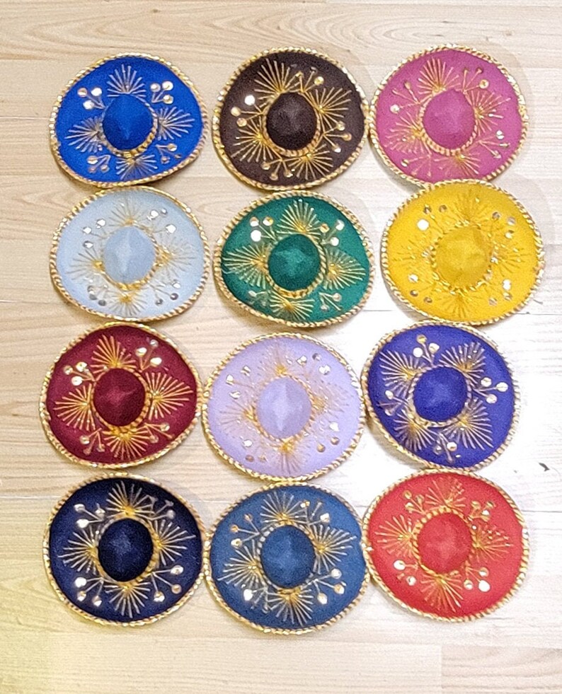 100 Mini Mexican Charro Hats: 5-inch Sombreros Wholesale - Etsy