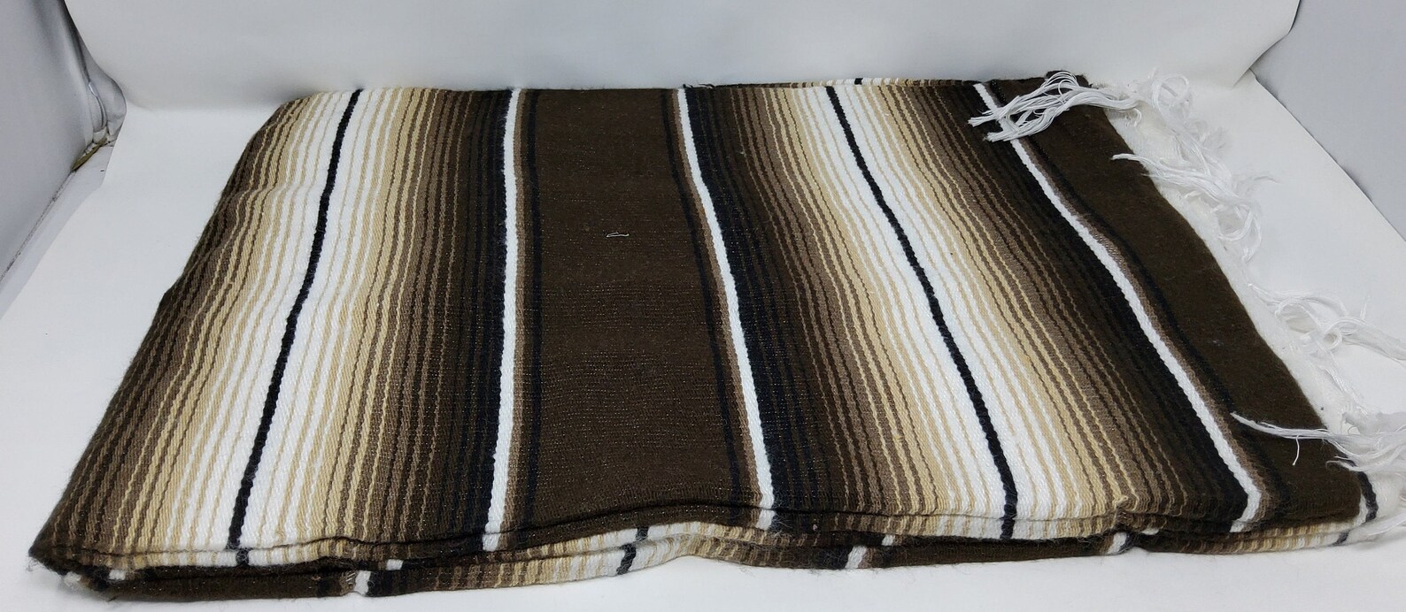 CHEAP Brown and Beige and Black Mexican Blanket Saltillo - Etsy