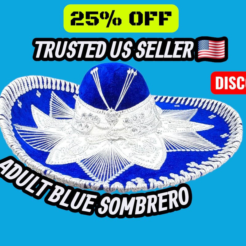 Authentic Mariachi Sombrero - Etsy
