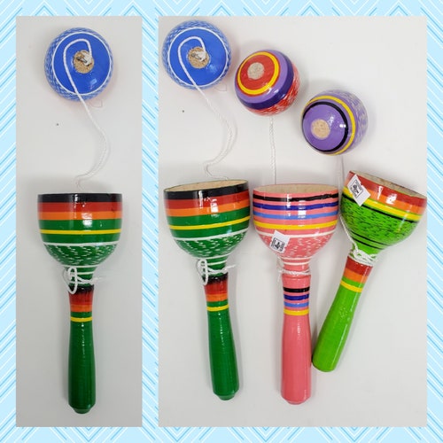 Balero Wooden Classic Toy Mini Balero Mexican Toy Handmade - Etsy