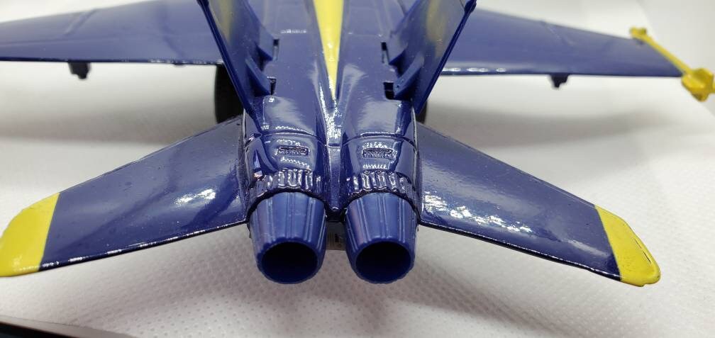 F 18 Blue Angels Toy All Metal Construction With Some Plastic | Etsy