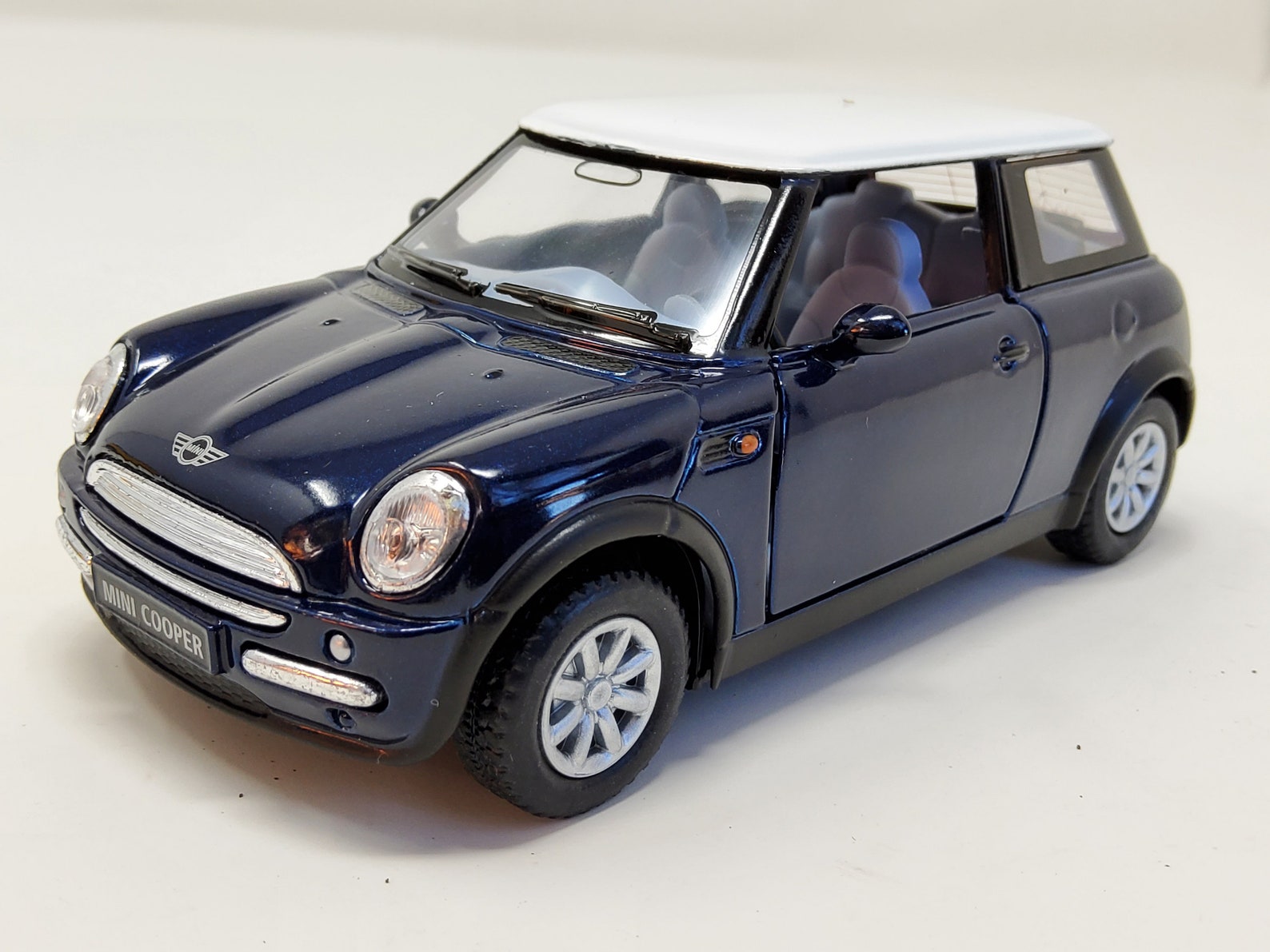 Navy Blue Mini Cooper Hard Top All Metal Free Shipping We Sell | Etsy