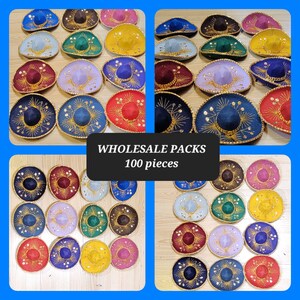 100 Mini Mexican Charro Hats: 5-inch Sombreros Wholesale - Etsy