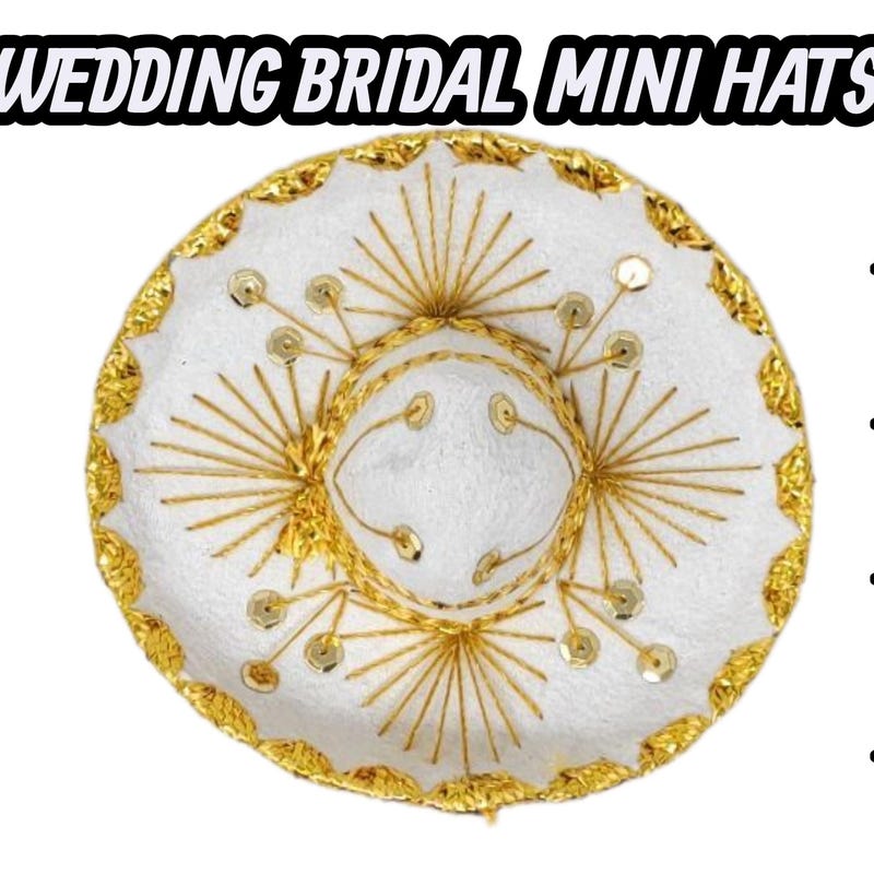Mini Mariachi Hat - Etsy