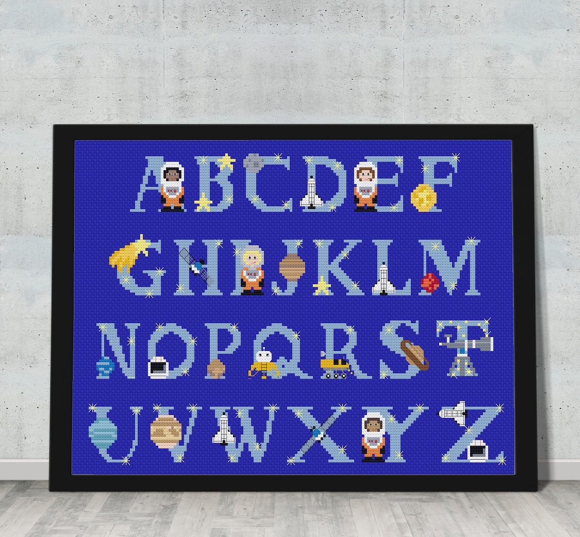 NASA Alphabet - Etsy