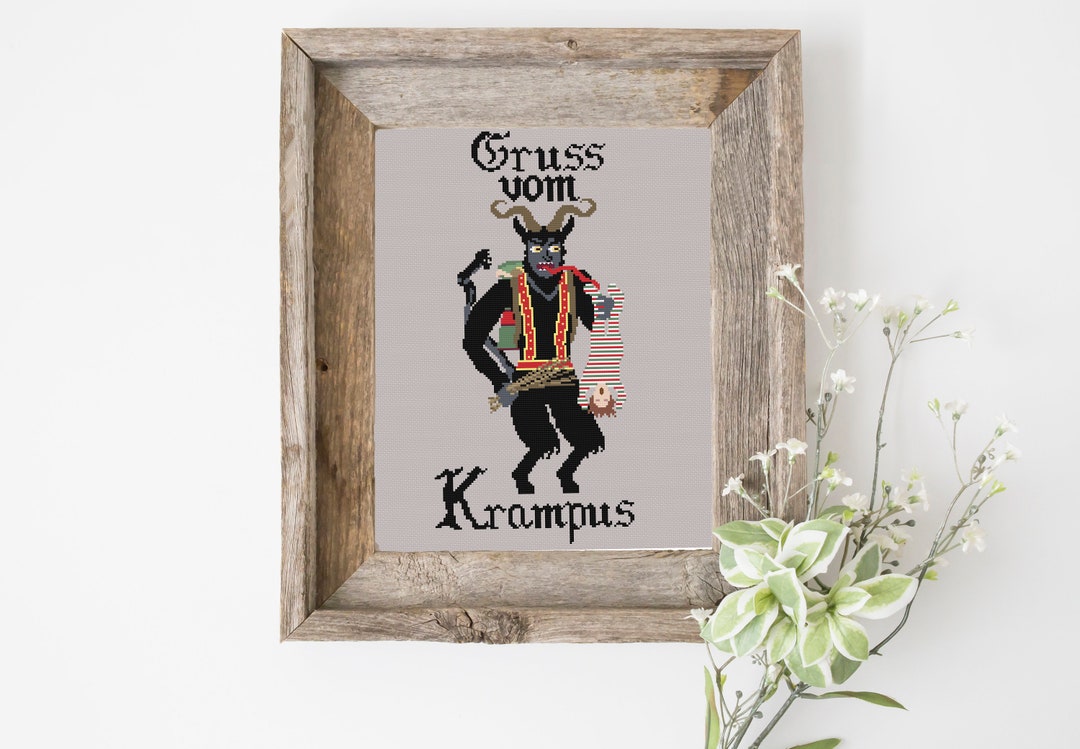 Gruss Vom Krampus Pattern - Etsy