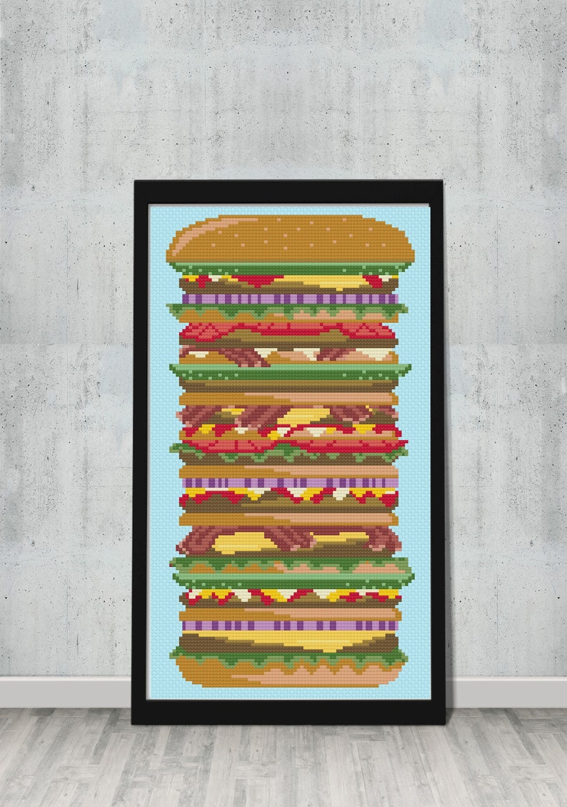 Cheeseburger Tower - Etsy