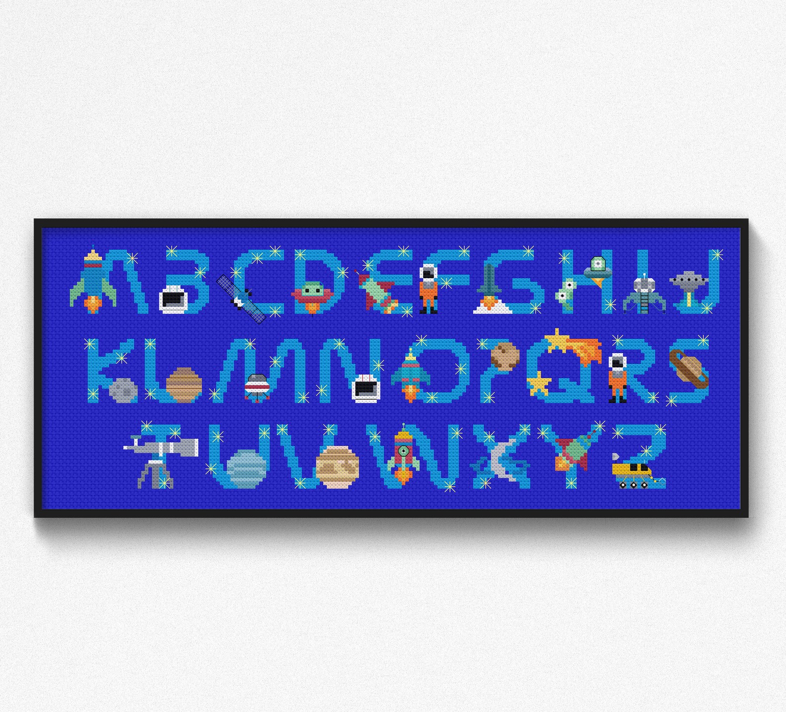 Space Alphabet - Etsy