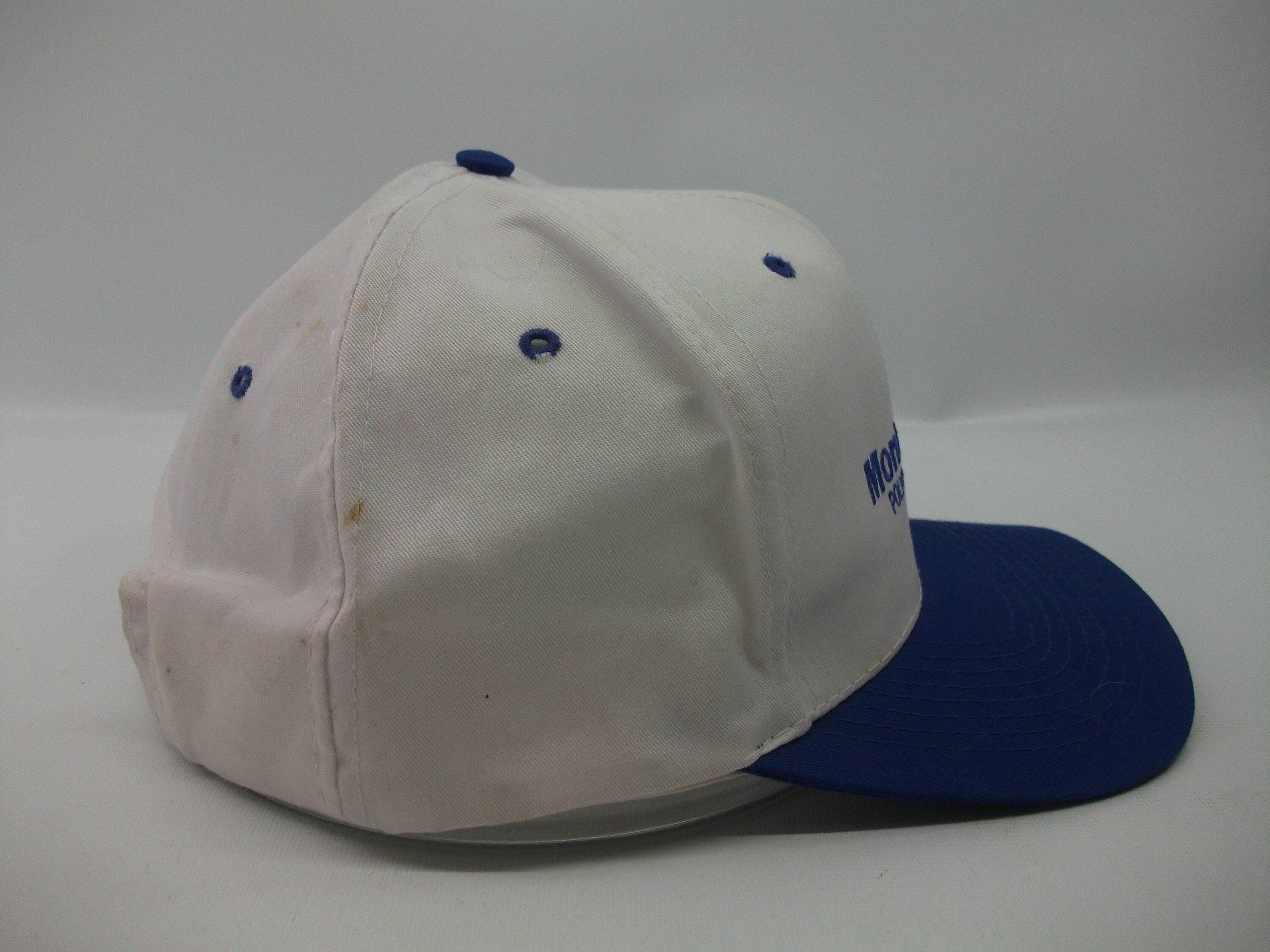 Montell Polyolefins Hat Vintage Blue White Snapback Baseball Cap - Etsy