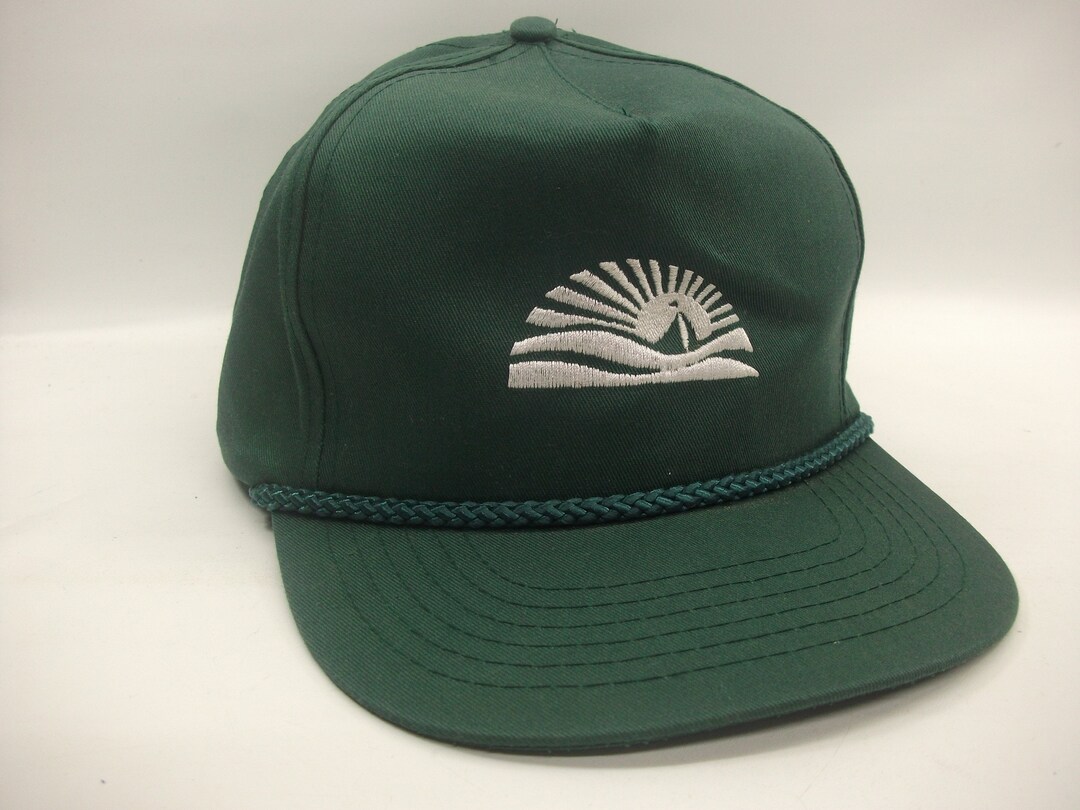 Atlantic Lottery Hat Vintage Green Snapback Rope Baseball Cap - Etsy UK