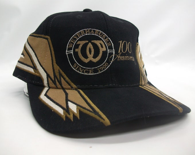 Weyerhaeuser 100th Anniversary Since 1900 Hat Vintage Black Strapback ...