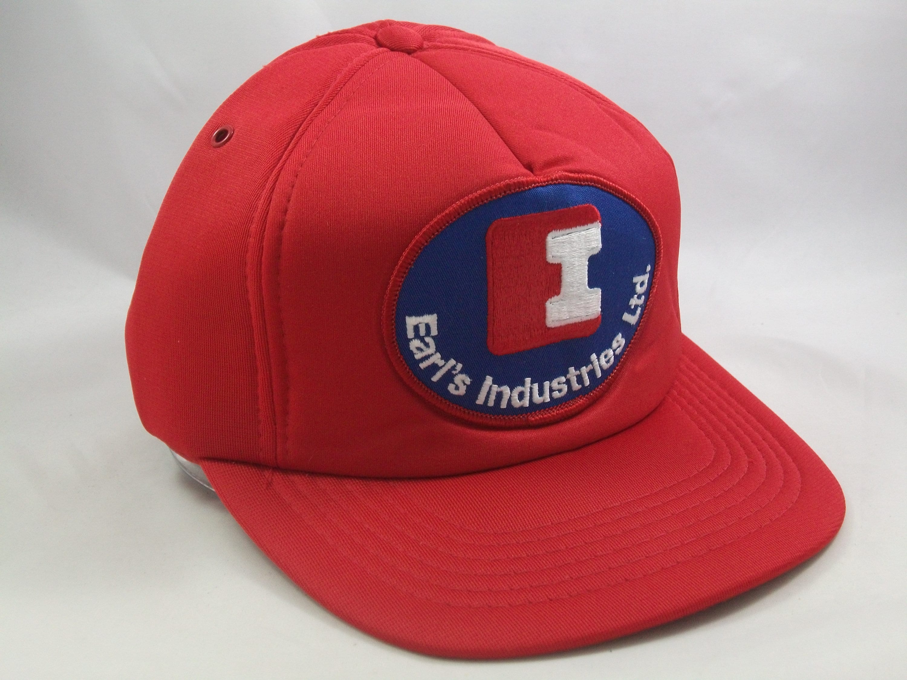 EI Earl's Industries Ltd Patch Hat Vintage Red Snapback Baseball Cap - Etsy