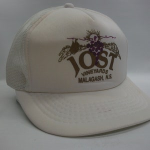 Jost Vineyards Malagash NS Hat Vintage White Snapback Trucker Cap - Etsy