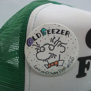 Old Fart Hat Birthday Joke Gag Funny Humor Novelty Vintage Green White ...