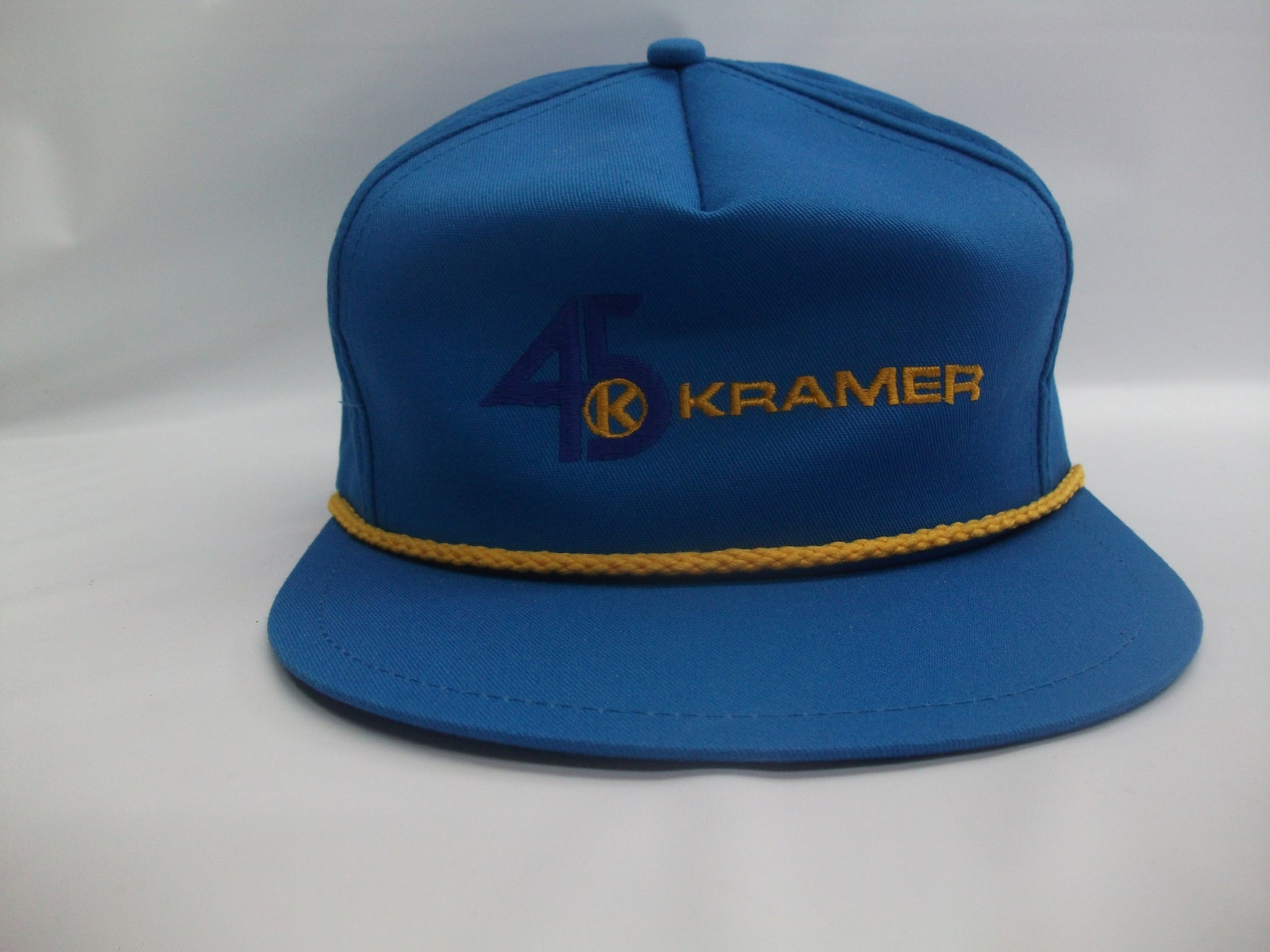 Kramer 45 Hat Vintage K Brand Blue Snapback Baseball Cap - Etsy