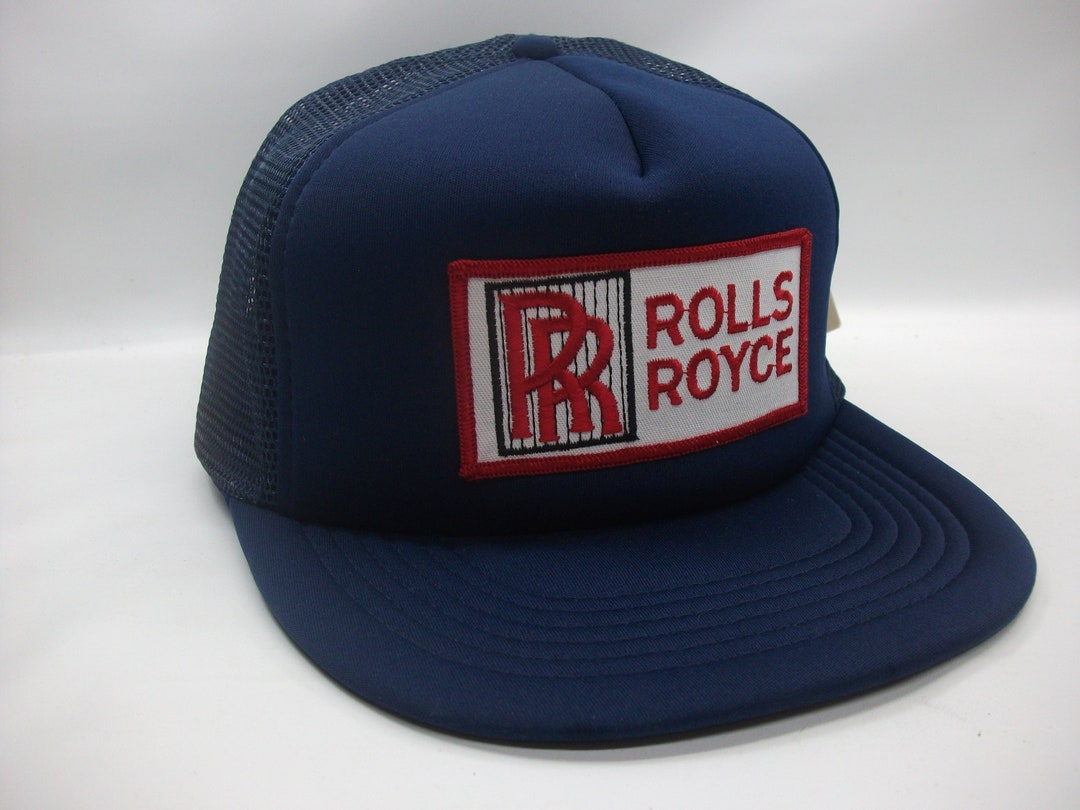 Rolls Royce Patch Hat Vintage Blue Snapback Trucker Cap - Etsy