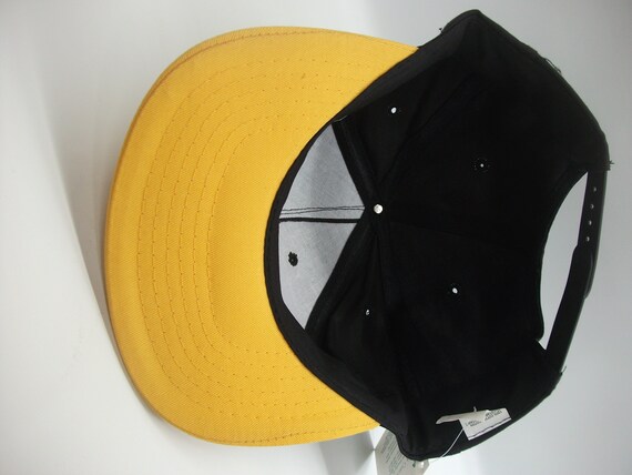 CB & CNS Railway Hat Vintage Black Yellow Snapback Ba… - Gem