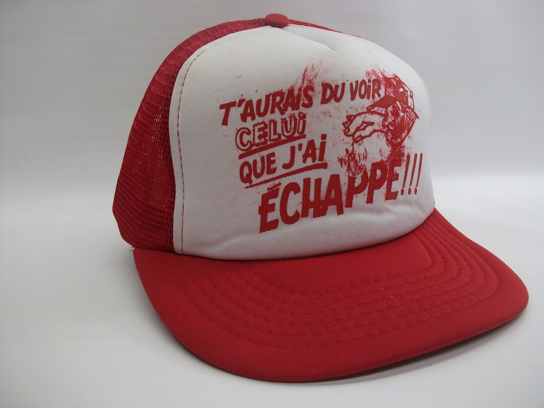 T'aurais Du Voir Celui Que J'ai Echappe French Francais Smudged Logo ...