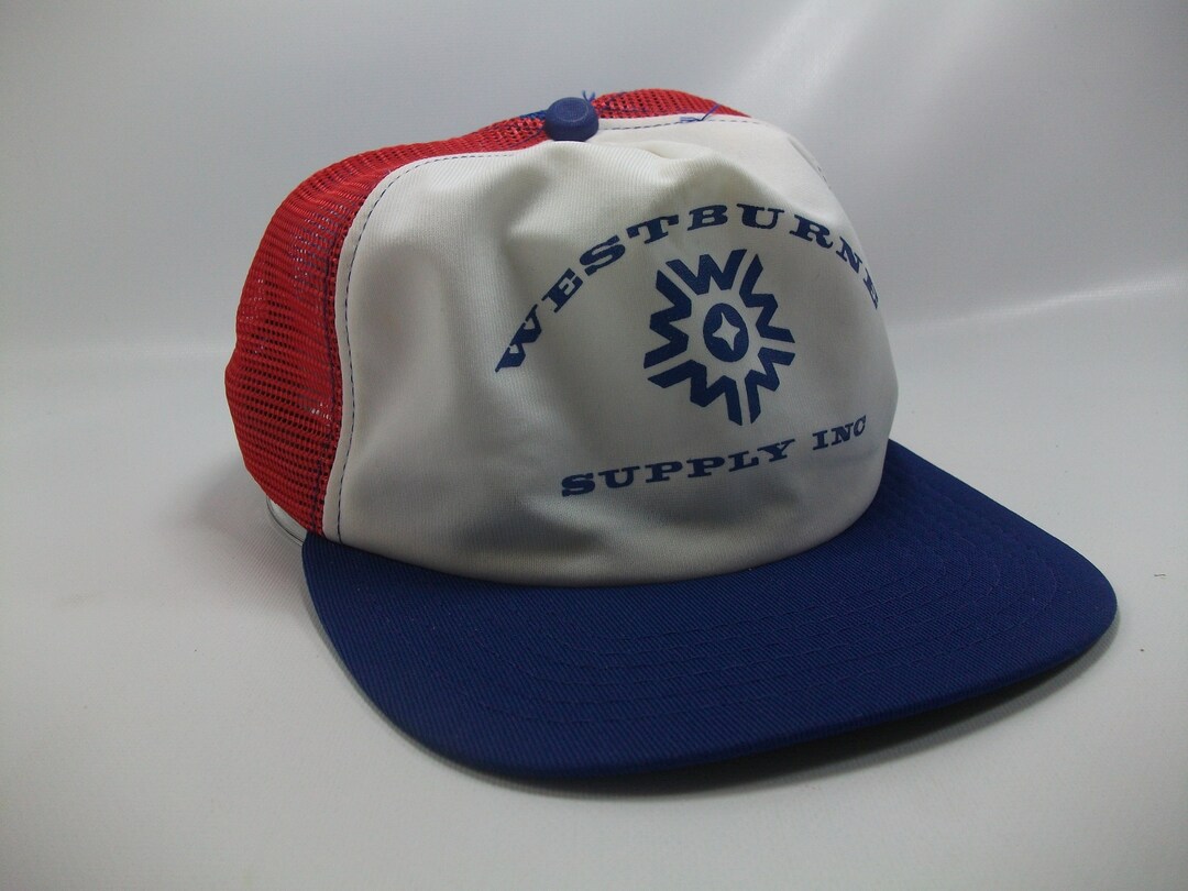 Westburne Supply Hat Vintage New Era Red White Blue Med-lg Snapback ...