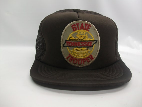 Tennessee State Trooper Commerce Patch Hat Vintage Br… - Gem