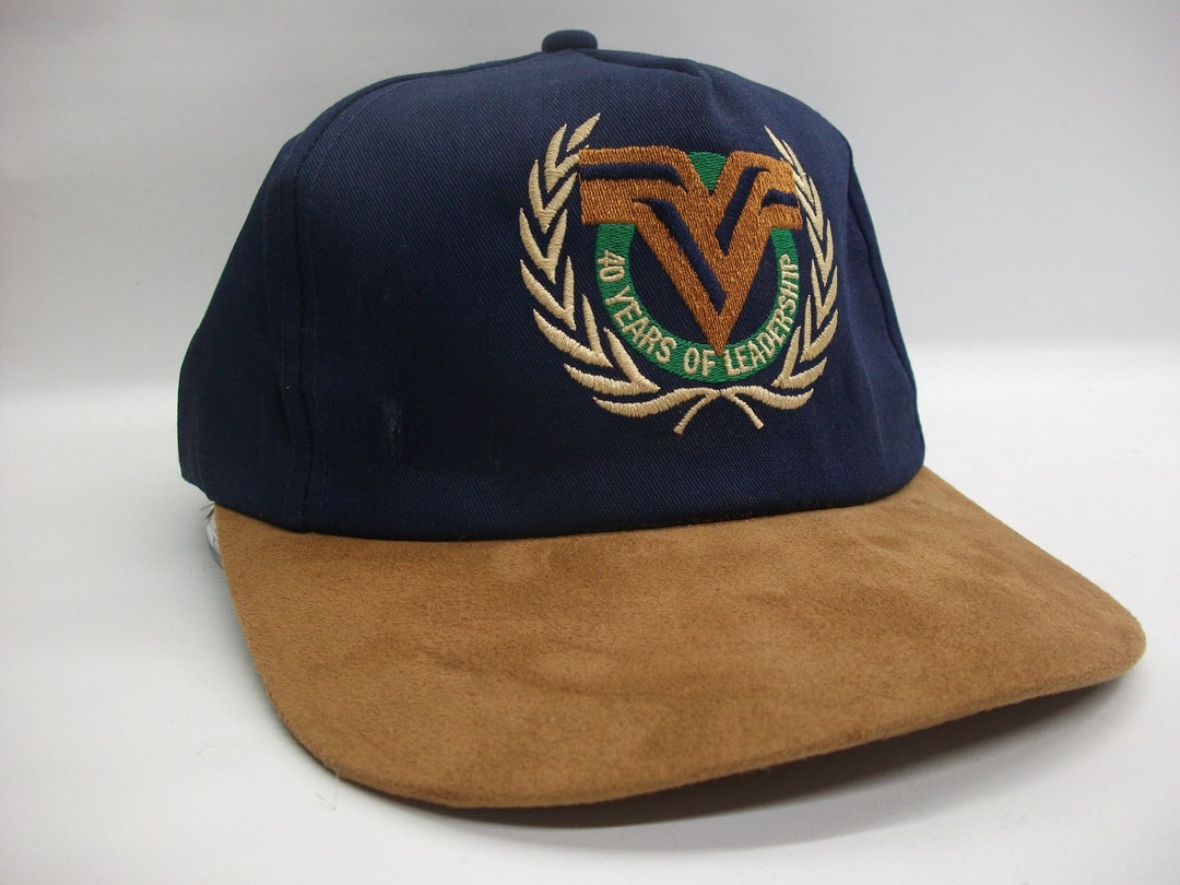 Valley 40 Years of Leadership Hat Vintage K Products Blue Brown ...