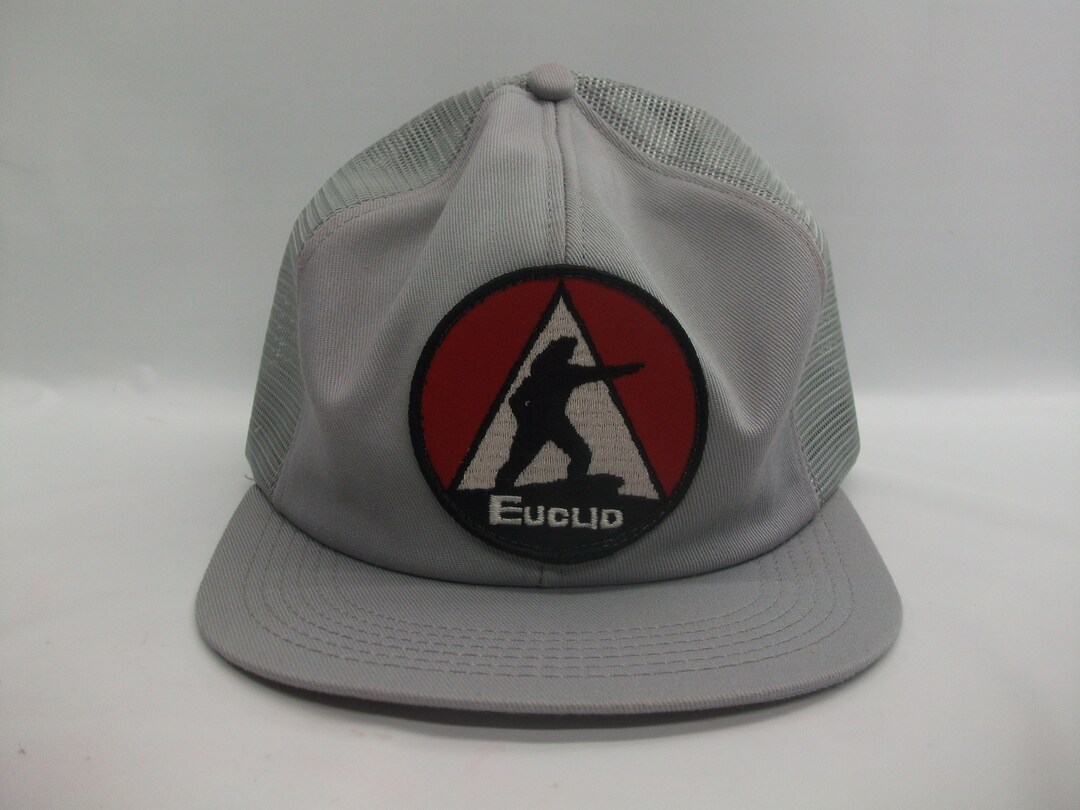 Euclid Patch Hat Vintage K Brand Gray Snapback Trucker Cap - Etsy