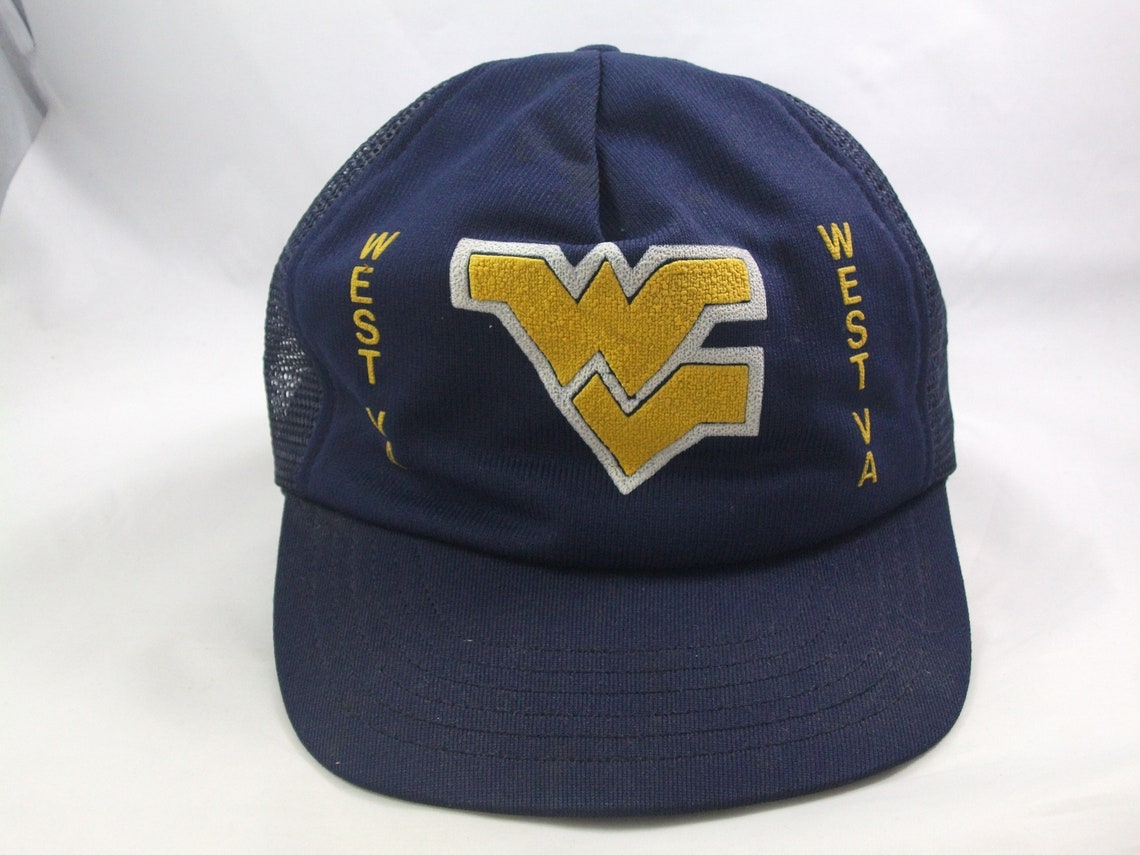 West Virginia VA Hat Vintage Dark Blue Snapback Trucker Cap - Etsy