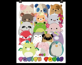 Squishmallows Poster - Etsy Israel