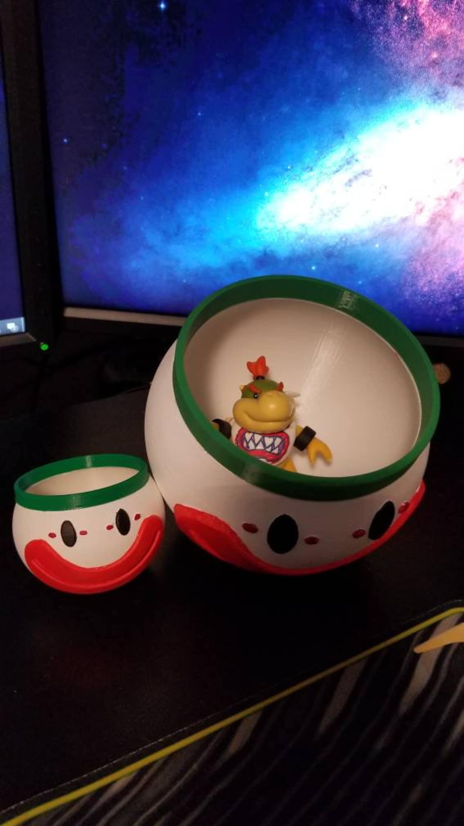 HUGE! Bowser Jr. Koopa Clown Car HUGE! 6 Inches Wide 4.5 Inches High ...