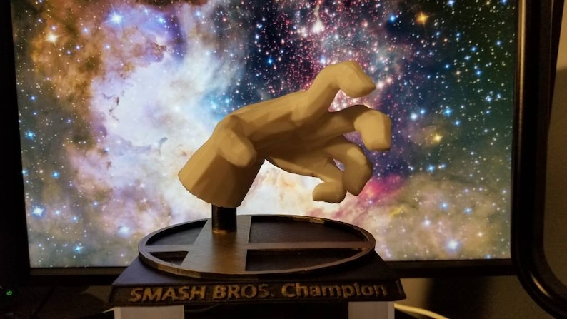 Super Smash Bros Trophy 1 Crazy Hand - Etsy