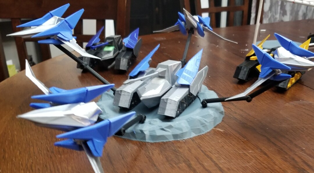 Master Collection Star Fox Arwing and Tank Set Articulating Jointed ...