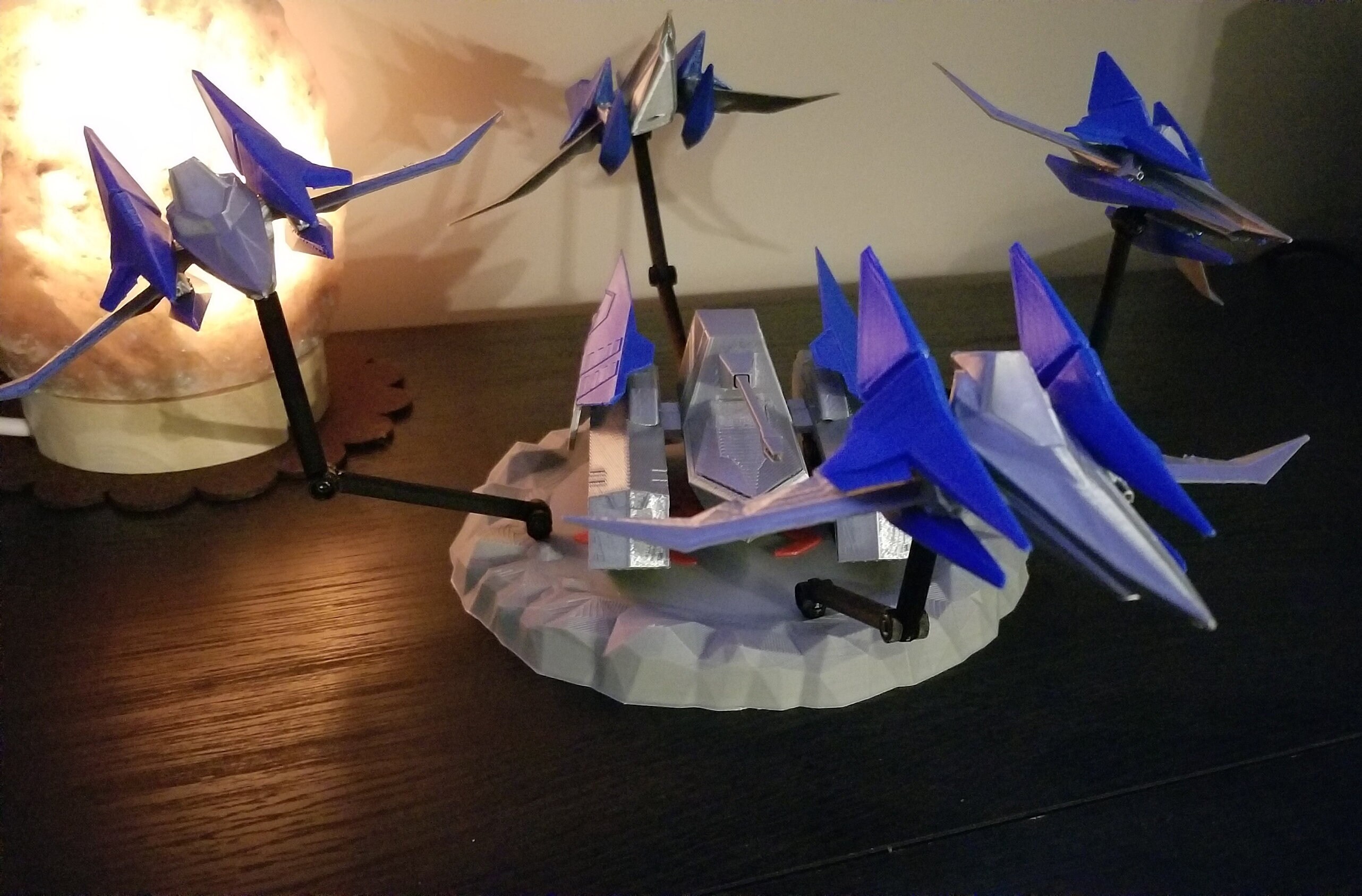 Master Collection Star Fox Arwing and Tank Set Articulating Jointed ...