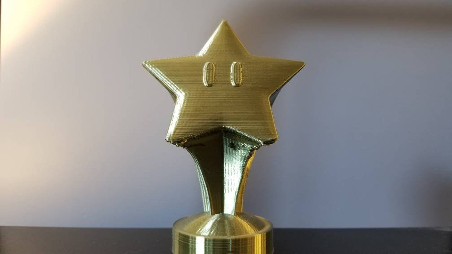 Mario Star Trophies Gold Trophy Silver Trophy. Tournament | Etsy