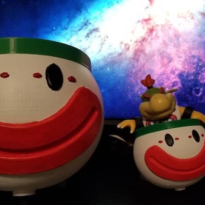 HUGE! Bowser Jr. Koopa Clown Car HUGE! 6 Inches Wide 4.5 Inches High ...