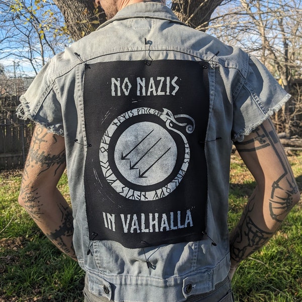 Embroidered Back Patch Pagan - Etsy