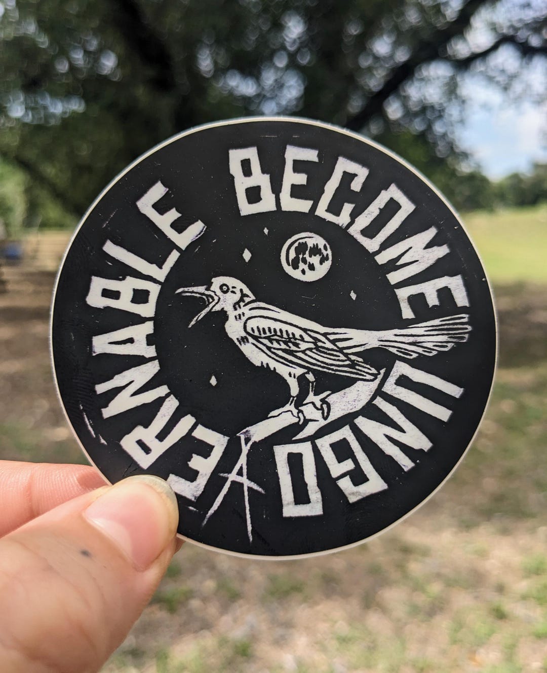 Become Ungovernable Grackle Sticker, Anarchy Vinyl Decal - Etsy