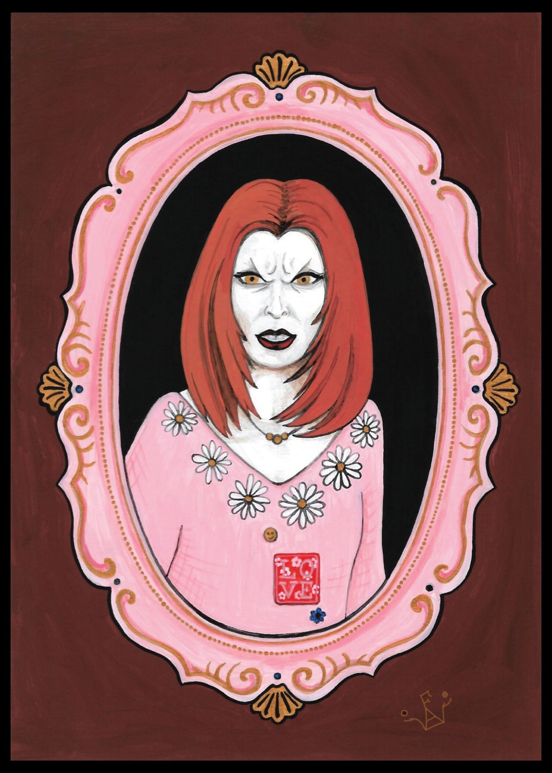 Vampire Willow Rosenberg From Buffy the Vampire Slayer Original Art ...