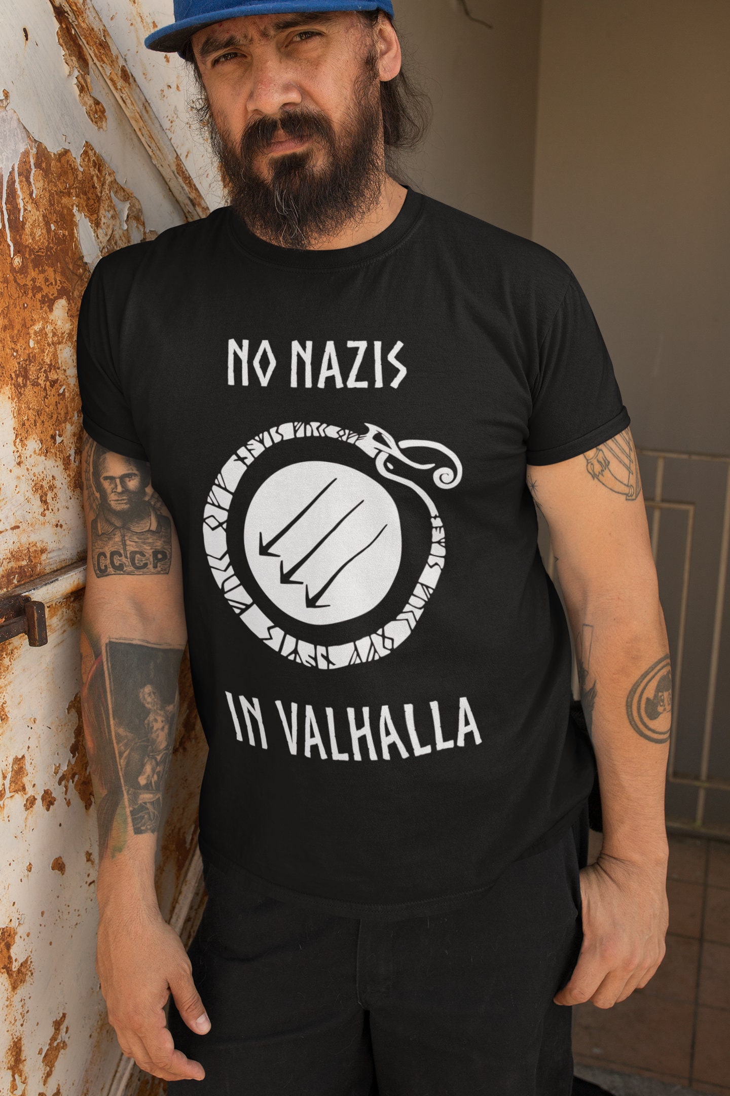 No Nazis in Valhalla Shirt Anti-racist Rune Tee Norse - Etsy