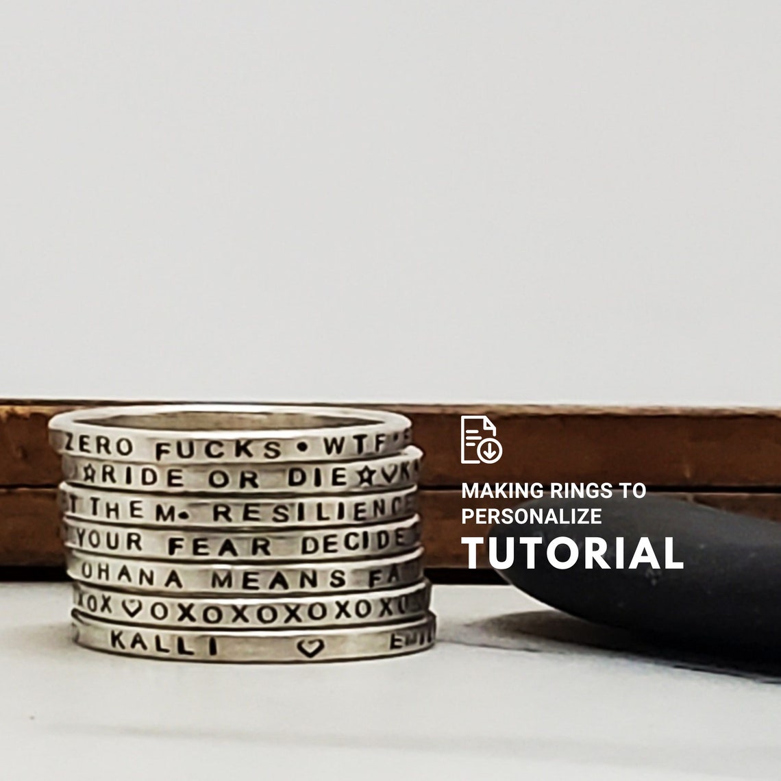 Making Rings Tutorial PDF How to Make Sterling Band Rings for ...