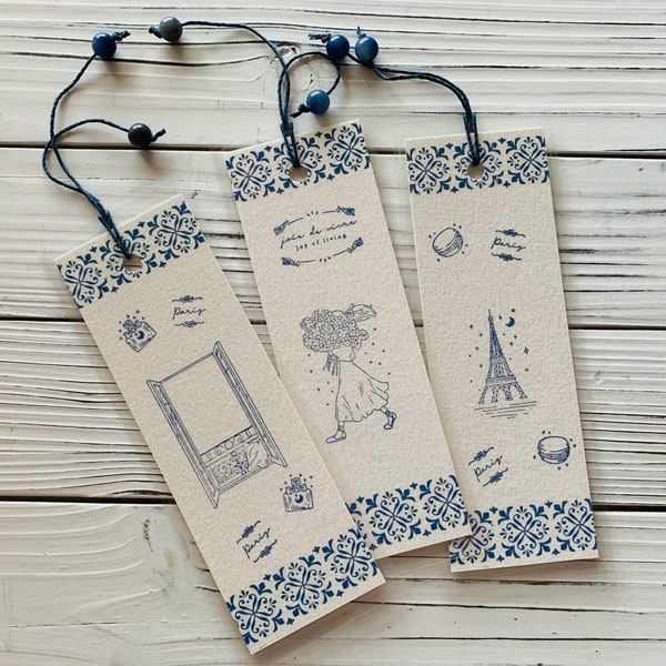 French Bookmarks - Etsy