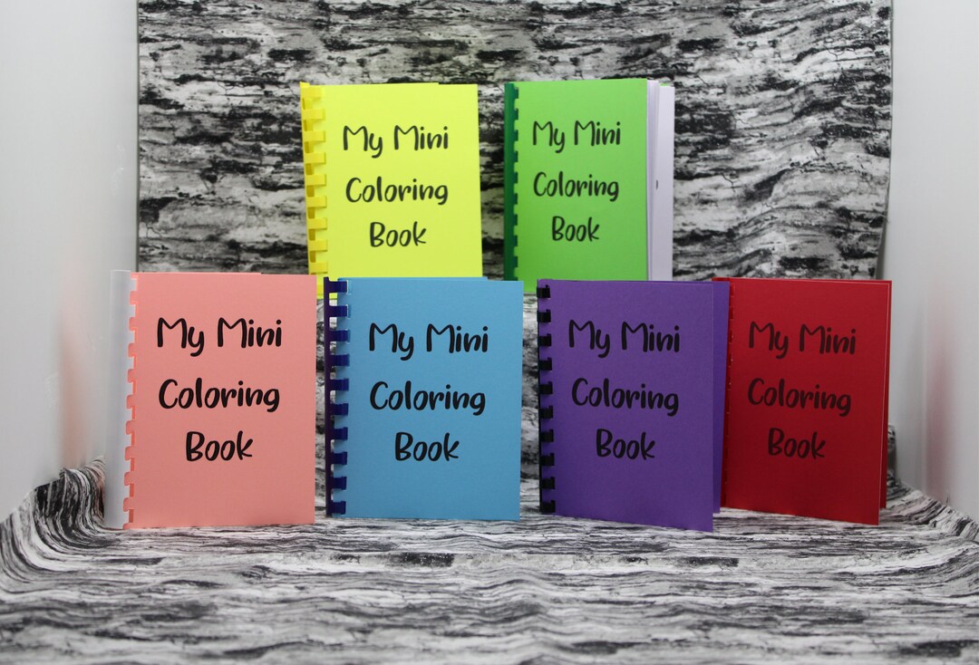 Mini Coloring Book for Kids Children Boy Girl Unisex Stickers Pages ...