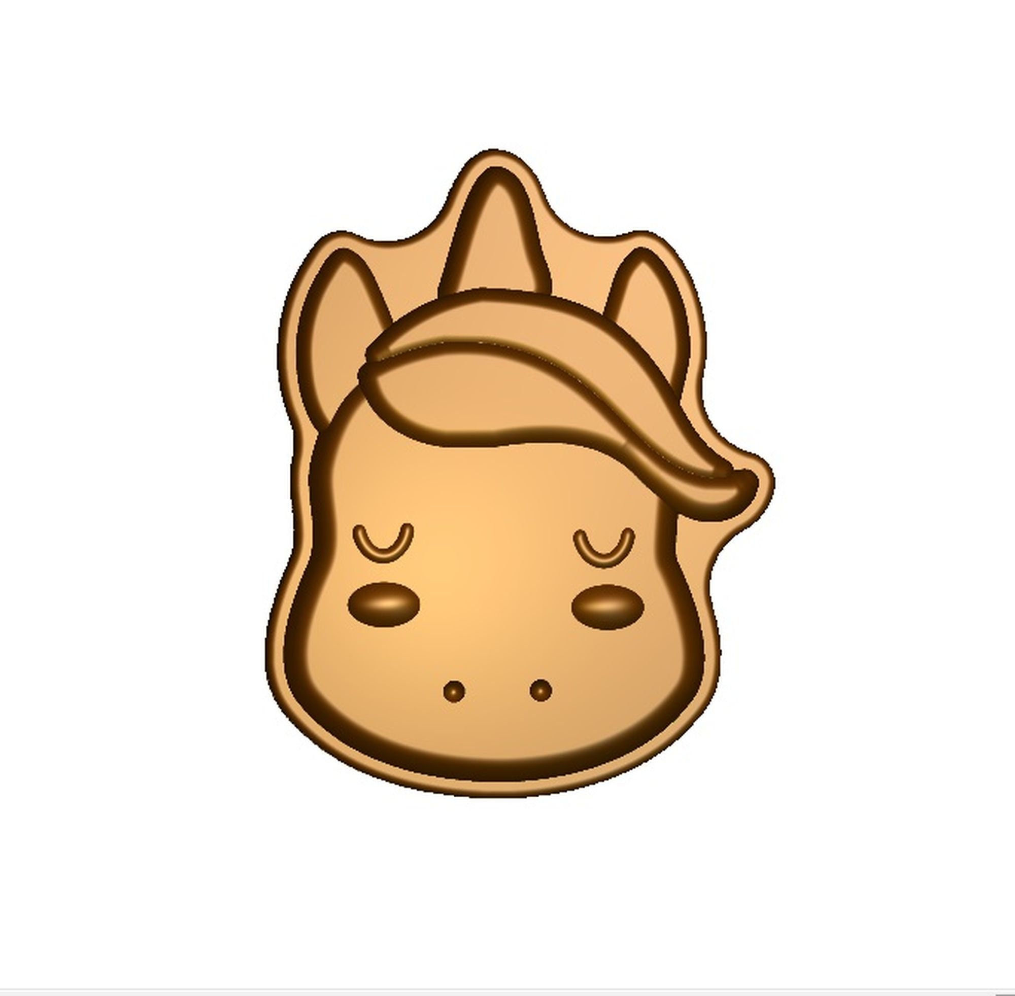 Unicorn Stl File For 3d Printers And Cnc Router Cute Unicorn Etsy Uk