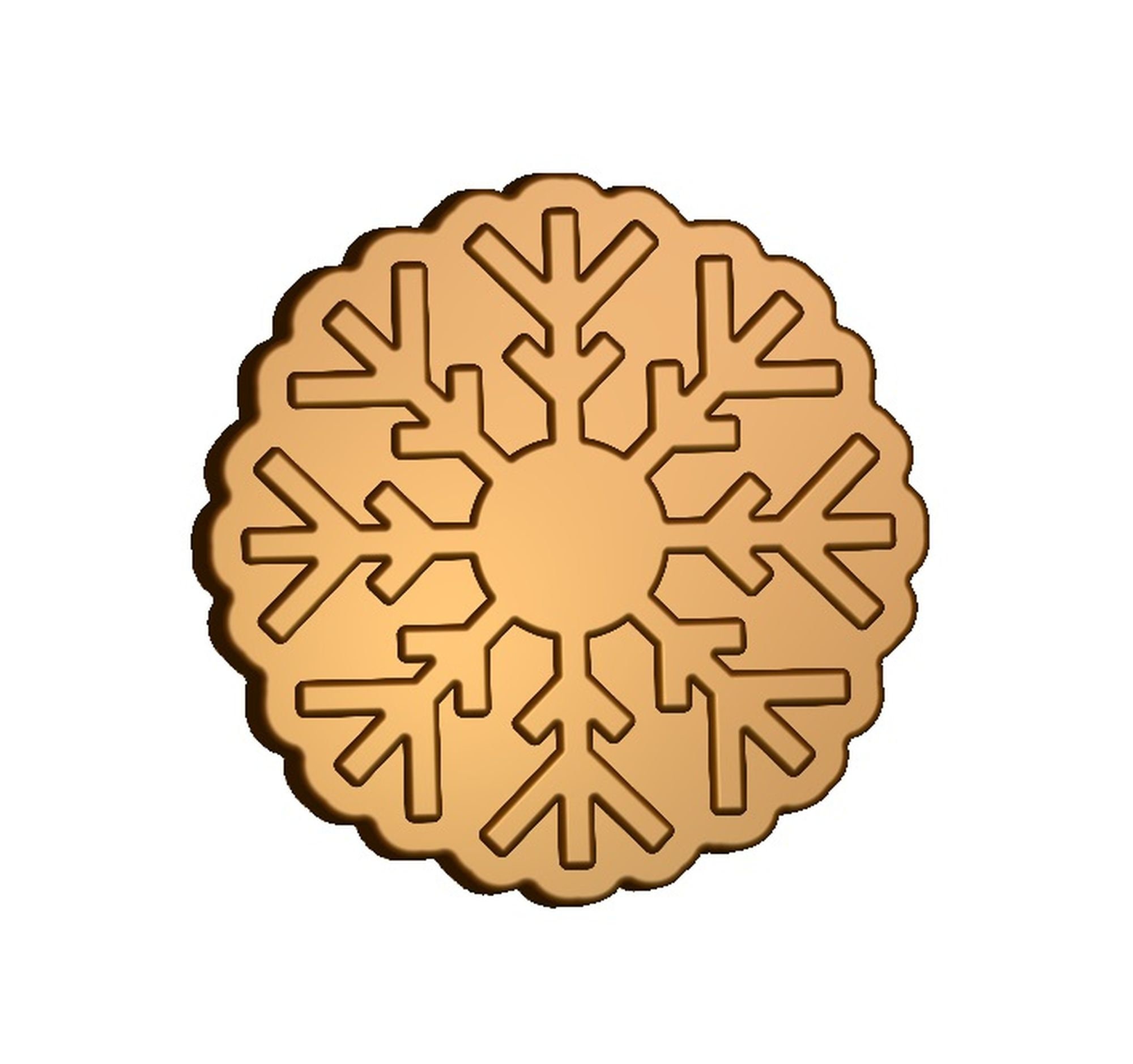 Snowflake STL File for 3D printers and CNC router Christmas | Etsy